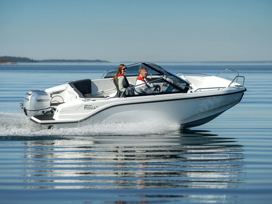 Silver Puma BR -vene Honda-moottorilla | Lasikuituveneet